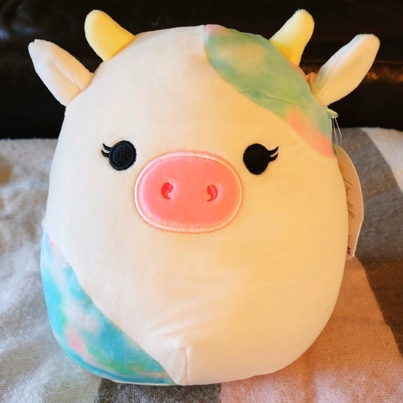 Squishmallows | Toys | Nwt Candess The Blue White Cow 8 New ...
